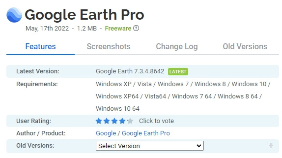 Google Earth Pro 무료 다운로드