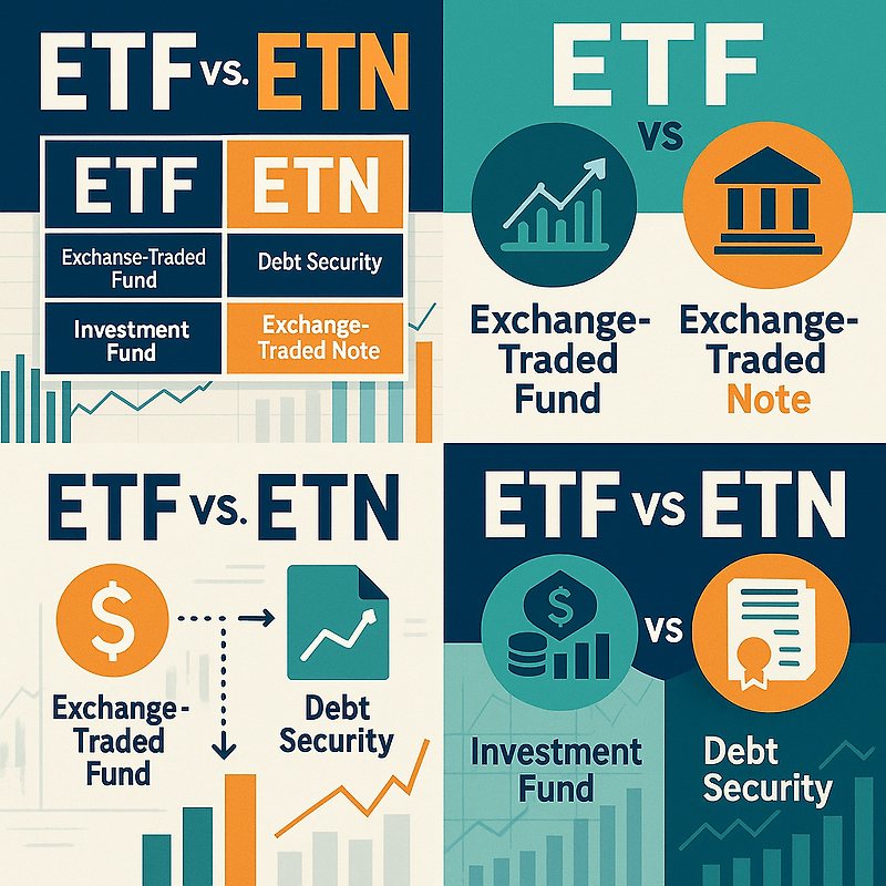 ETF와 ETN의 개념과 차이점 완전 정리