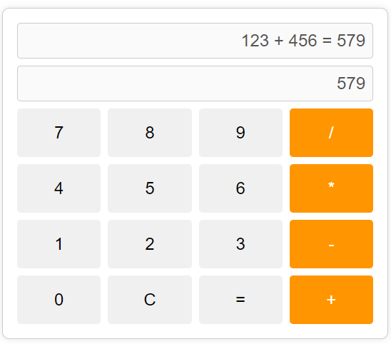 Web Simple Calculator