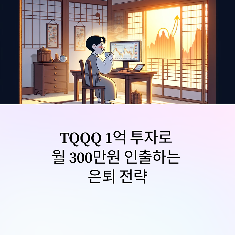 TQQQ 1억 투자로 매달 300만원 은퇴, 가능할까? 심층 분석 및 투자 전략