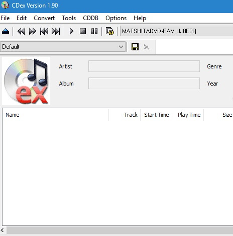 CD / DVD 오디오 파일을 WAV 또는 MP3 파일로 쉽게 추출하는 무료 소프트웨어 CDex Portable