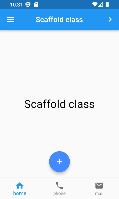 [Flutter] Scaffold Class :: 이것 저것