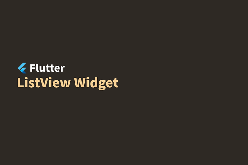 (Flutter) ListView Widget :: Digital Nomad and FIRE