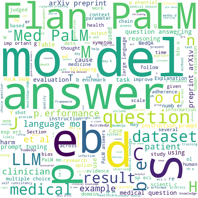 [논문리뷰] - 구글이 내놓은 의료 도메인 특화 LLM- Large Language Models Encode Clinical Knowledge