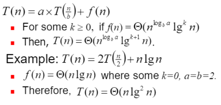 [알고리즘]The Master Theorem, Auxiliary Master Theorem