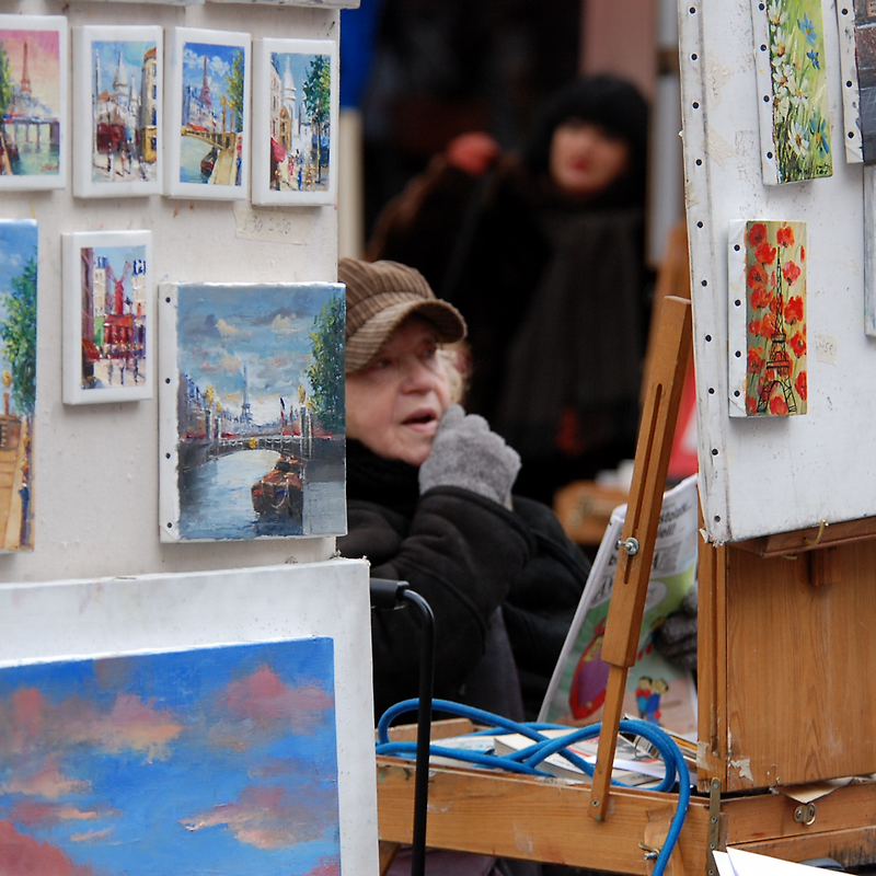 Painter - Place Du Tertre - Montmartre - Paris - France