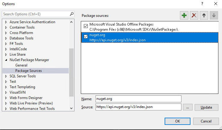 [Visual Studio] Nuget Package Manager