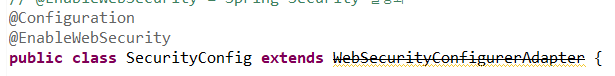 [Spring Boot] Spring Security WebSecurityConfigurerAdapter Deprecated 로 인해 Security 설정 바꿔보기