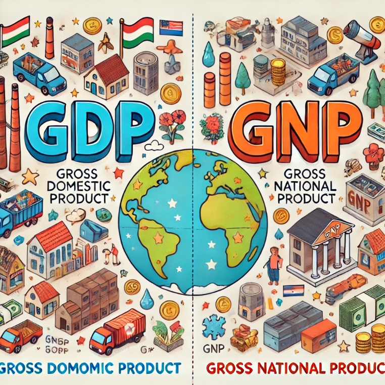 GDP, GNP, GNI의 차이점과 비교 설명