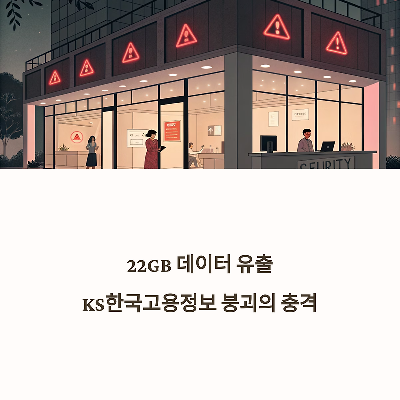 22GB 데이터 유출 사건, KS한국고용정보 붕괴 이유 총정리