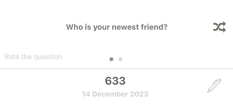 Question Diary 231214THU: Q633