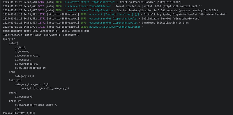 [springboot] Datasource Proxy로 SQL query logging 하기 :: 기록을 전송