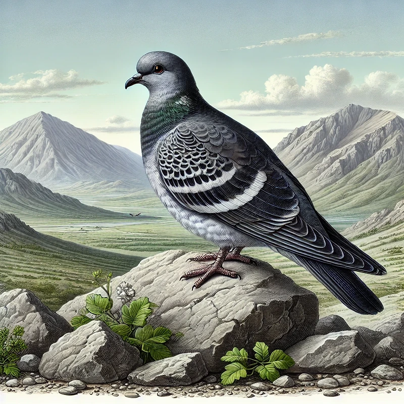 멧비둘기(Columba rupestris): 자연과 도시를 잇는 새의 비밀