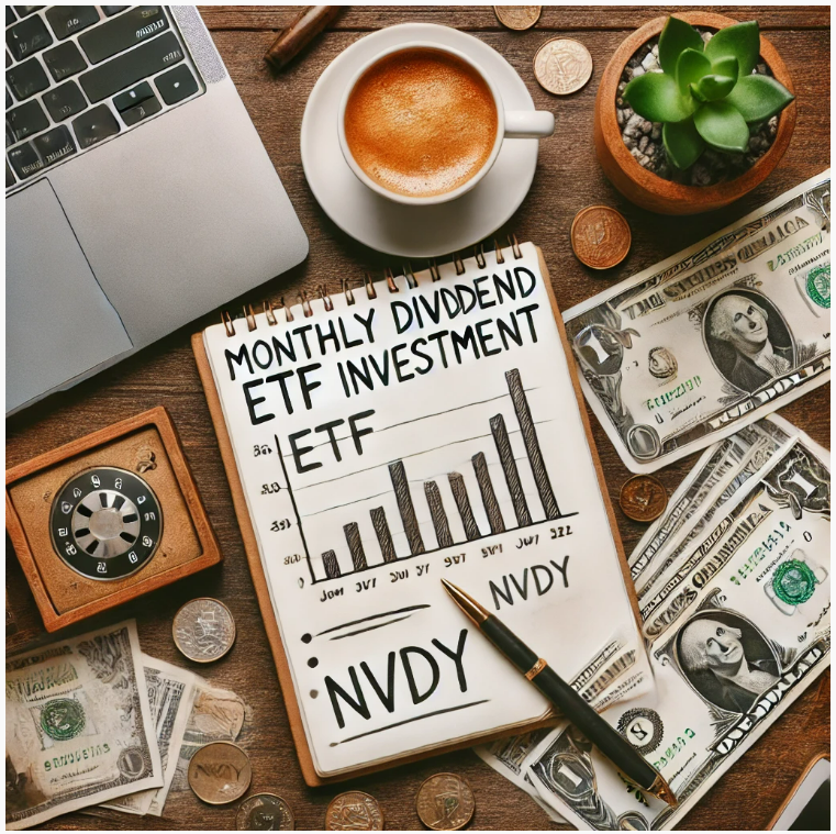 내가 투자 중인 NVDY ETF, 이번 달 배당금은 얼마일까? 월배당 ETF의 모든 것