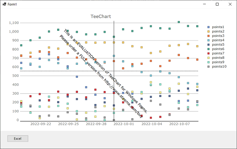 kjun.kr (kjcoder.tistory.com) :: [TeeChart] Line 그리기 - ColorLine