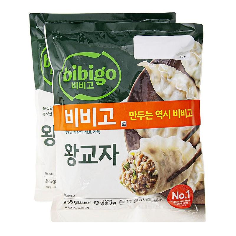 비비고 왕교자 (냉동), 455g, 2개입: 맛과 가성비를 모두 잡은 국민 냉동만두