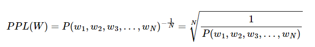 펄플렉서티(Perplexity, PPL)
