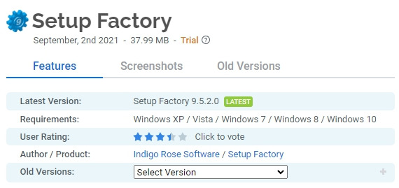 Setup Factory 무료 다운로드