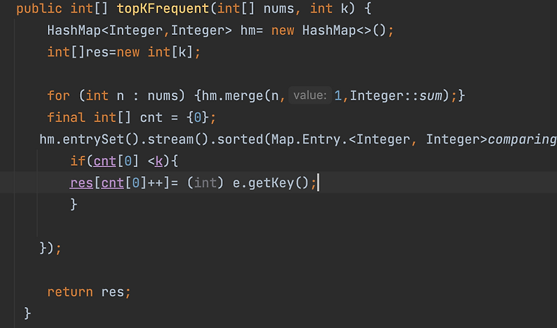 HashMap Sorting Errors [Entry Result Manipulations].
