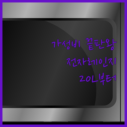가성비 전자레인지 총정리 20L부터 23L까지!