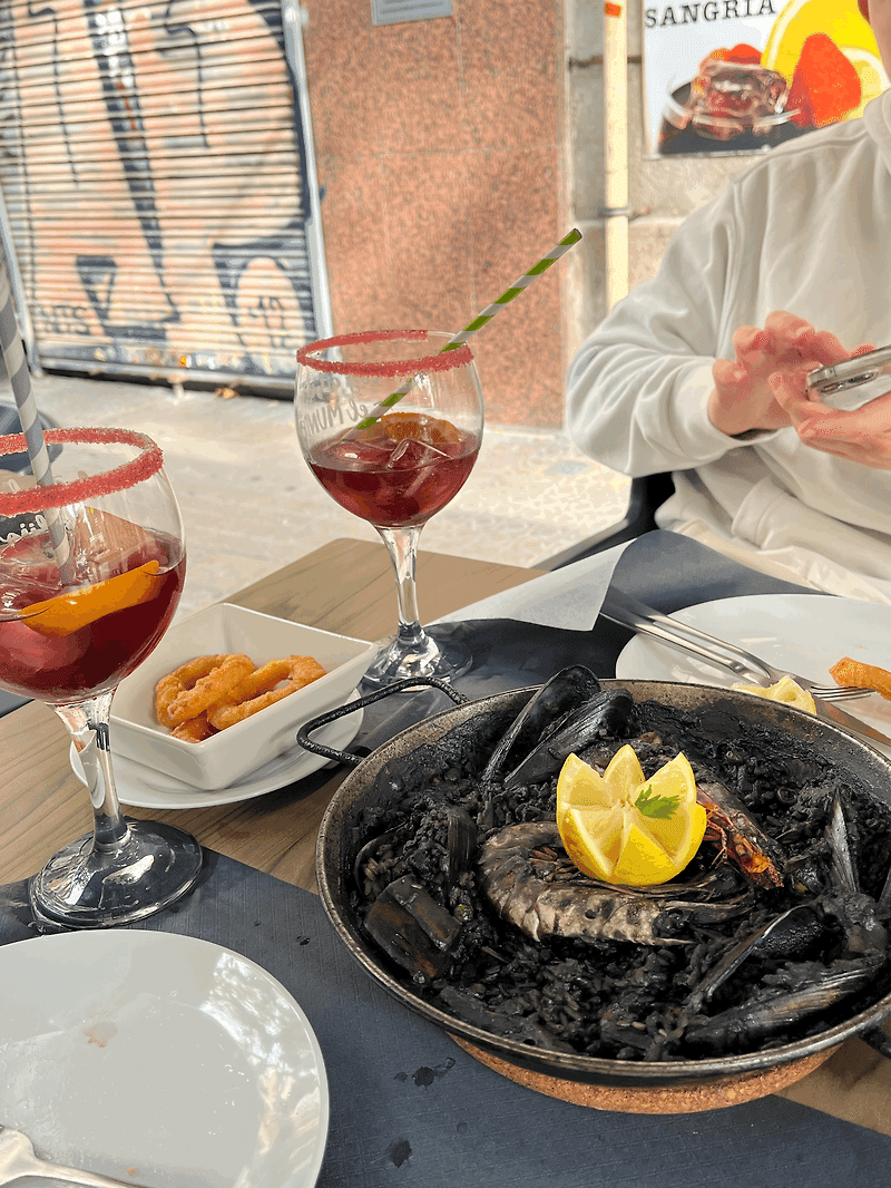 [맛집]스페인 바르셀로나 먹물빠에야 맛집 미쿠마쿠 Micu Maku