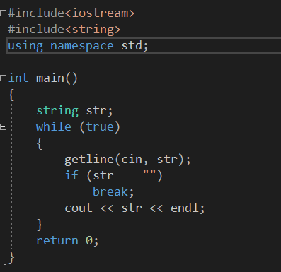 [BOJ] 11718. 그대로 출력하기