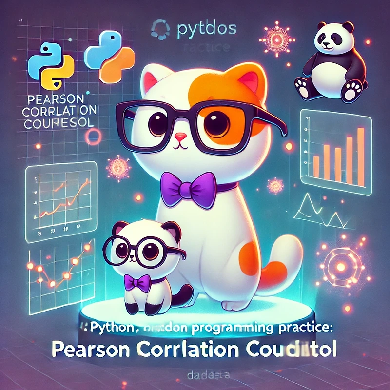 119 Python Pandas 프로그래밍 실습 피어슨 상관 계수cctv