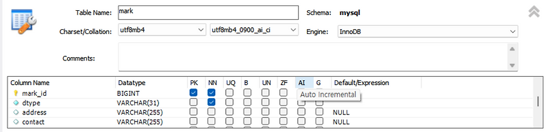 [MySQL + JPA] field 'mark_id' doesn't have a default value | 그리고 auto increment — 자꾸 생각나는 체리쥬빌레