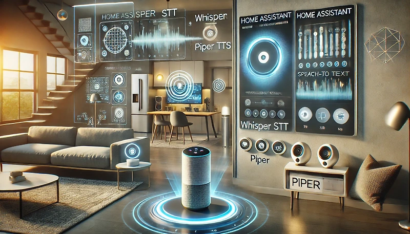 스마트홈 음성 제어 자동화 연동 STT/TTS (Google, Microsoft, Whisper, Piper)