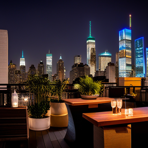 뉴욕의 야경 & 루프탑 바 (Rooftop Bar & Night View in New York)