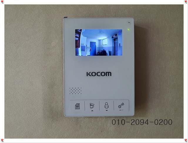 코콤인터폰설치/인천 부평구 산곡동 경남3차아파트 코콤비디오폰KCV-434교체설치입니다