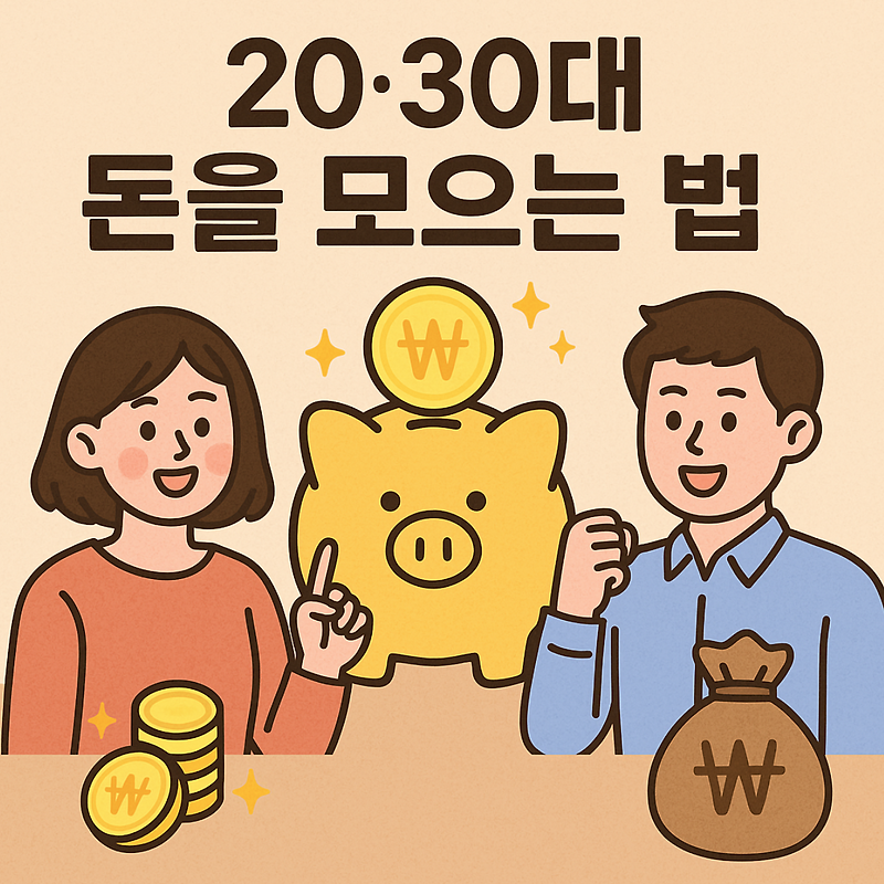 💸 2030세대, 5년·10년 안에 얼마를 모아야 할까? 현실적인 돈 모으기 가이드