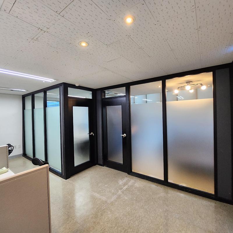 사무실 유리칸막이 공사