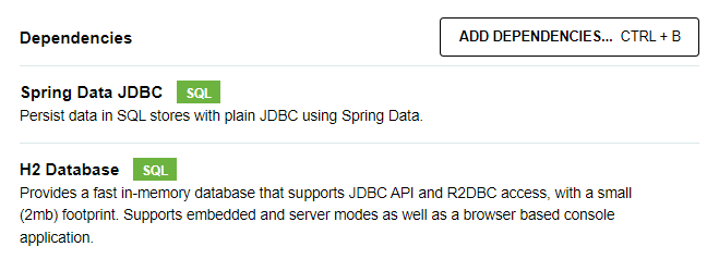 [Spring Boot] JDBC를 이용한 간단한DB 사용하기