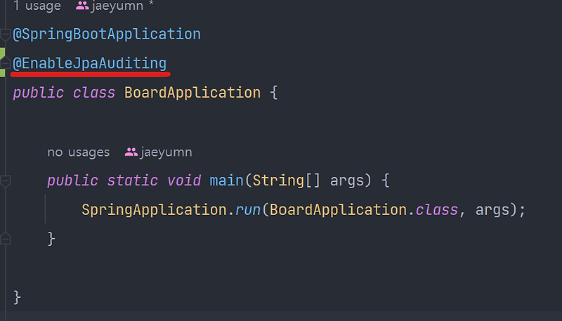 [Spring Data JPA] Auditing 기능