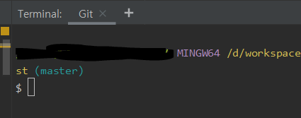PyCharm Terminal Git Bash로 바꾸기