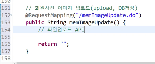 Spring MVC06 회원사진 파일업로드 처리(MultipartRequest)