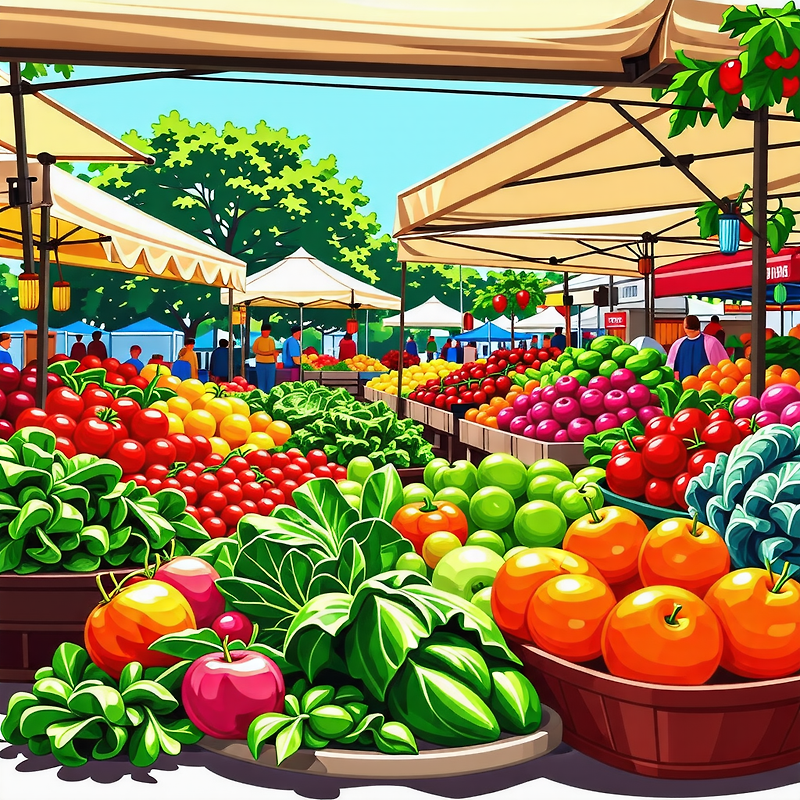 2025 여름, 갓 따온 신선함을 식탁으로! 농산물 직거래 장터 완전 정복