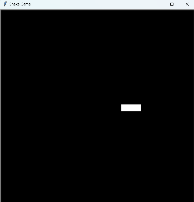 Fifth Python Project: Snake Game - 1