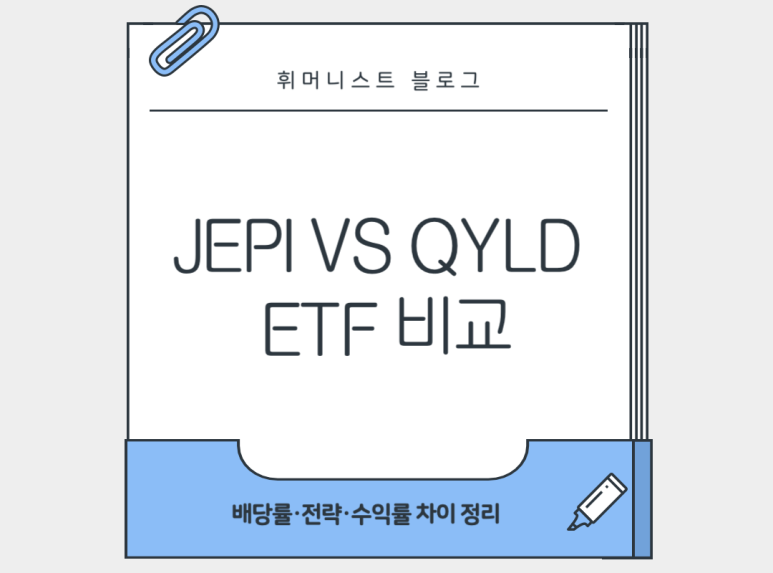 💸 JEPI vs QYLD – 월배당 ETF 완전 비교! 배당률·전략·수익률 차이 정리