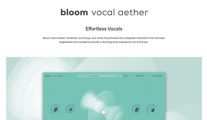 Excite Audio - Bloom Vocal Aether