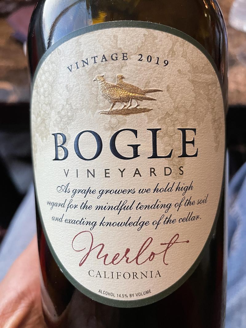 BOGLE Merlot 2019