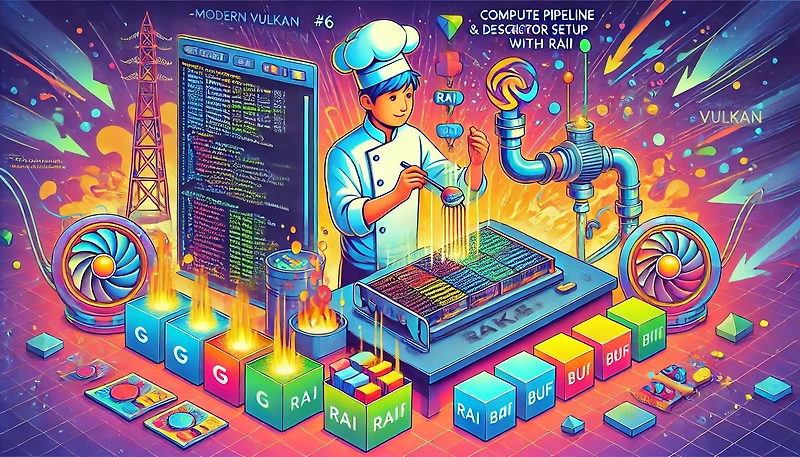 [모던 Vulkan (C++ 버전)] #6: Compute 파이프라인 & 디스크립터 구성 (RAII 기반 Modern C++)