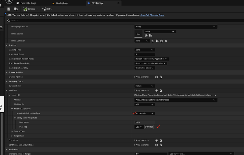 [UE5] json으로 레벨별 데미지 구현