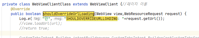 [ANDROID] shouldOverrideUrlLoading(WebView,String) in WebViewClient has been deprecated ...