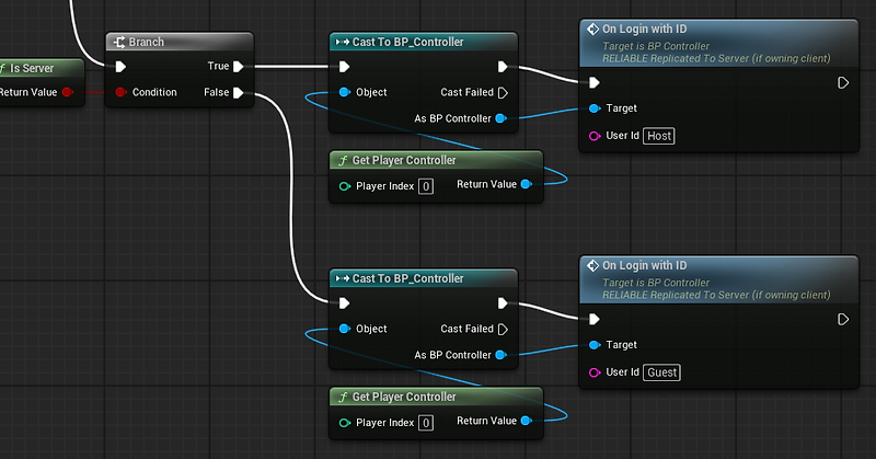Run on server / Run on owning client 잘 구분하여 쓰기