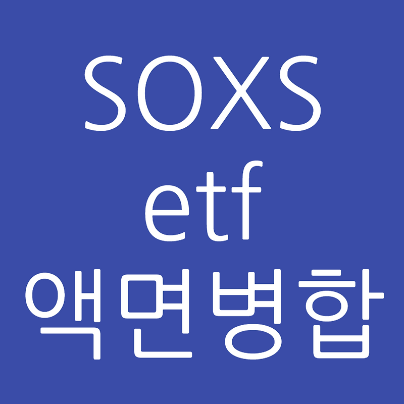 SOXS 액면병합