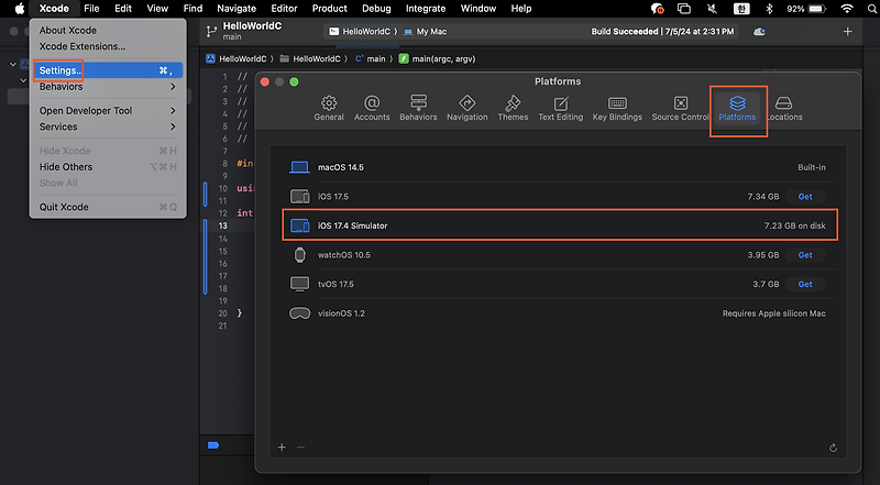 Xcode 시뮬레이터로 iOS 환경 웹페이지 디버깅