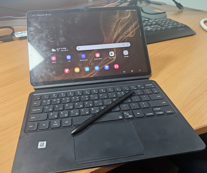 갤럭시 탭 리뷰 - 화면 분할 기능(필기에 유용, Samsung Galaxy Tab S9, 키보드)