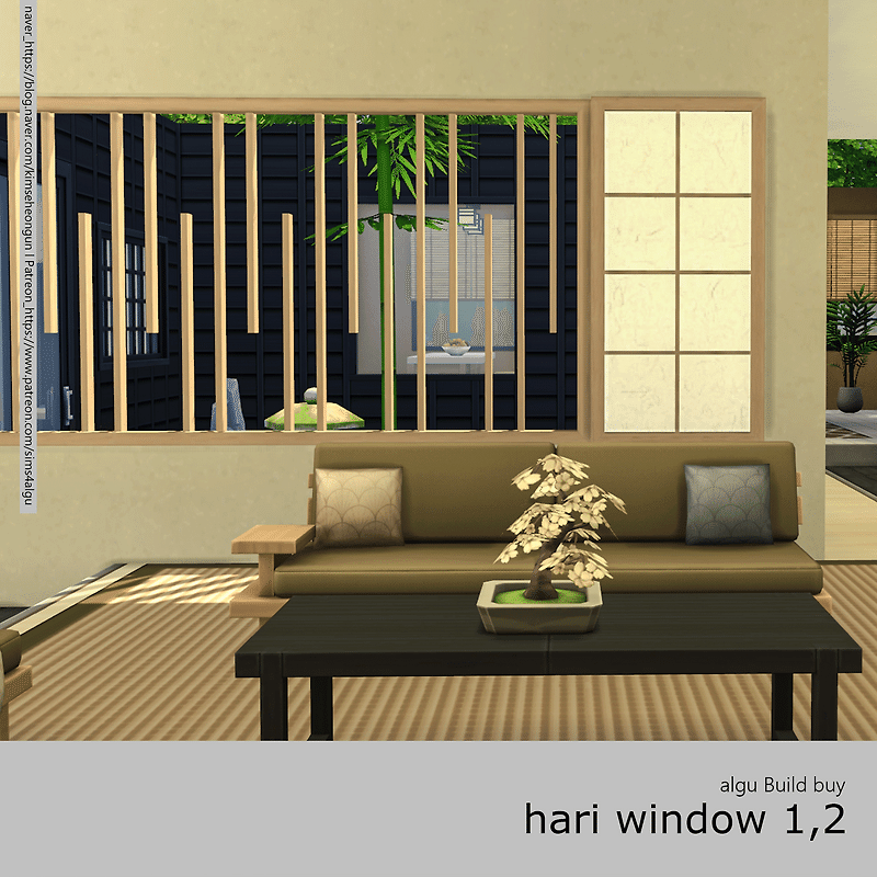 [sims4] hari window 1, 2